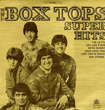 COVERS & LOVERS : 1969 LP THE BOX TOPS "SUPER HITS"